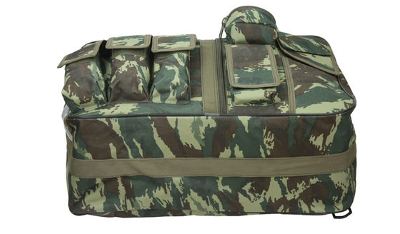 Reise-im Freien taktische Kuriertasche mit zwei vorderen breiten Reißverschluss zugemachten Taschen