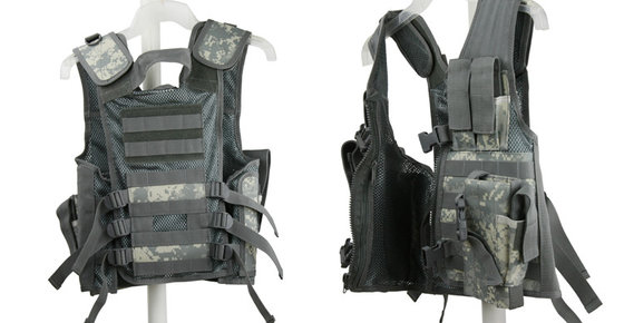 Hochleistungs-Polyester-Militärplatten-Fördermaschinen-Weste mit Molle-Bügeln