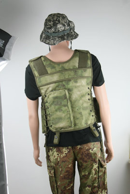 Conforto e pontos de acessório táticos flexíveis da Web das vestes do assalto no perfil inteiro da veste