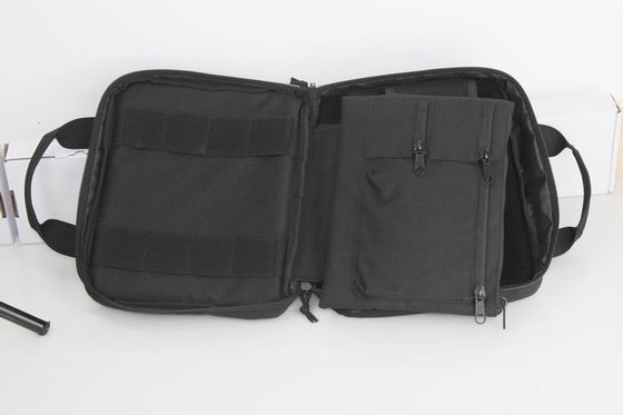 Pistolen-taktische Waffenkoffer Molle-gewebten Materials machen voll Pistolen-Kasten für Rapid Response Reißverschluss zu