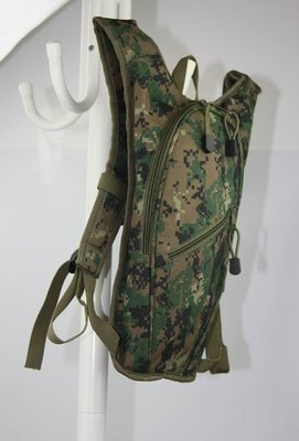 Leichter Armee-Trinkrucksack, doppelte Reißverschlüsse, die kleinen Hydratations-Rucksack öffnen