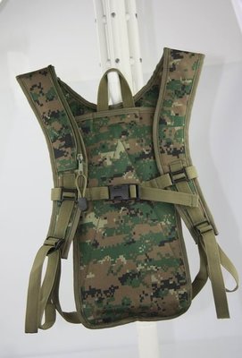 Leichter Armee-Trinkrucksack, doppelte Reißverschlüsse, die kleinen Hydratations-Rucksack öffnen