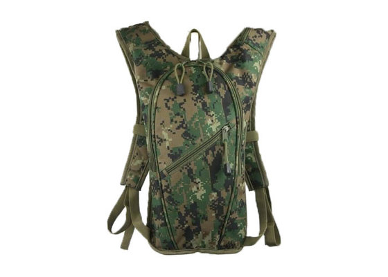 Leichter Armee-Trinkrucksack, doppelte Reißverschlüsse, die kleinen Hydratations-Rucksack öffnen