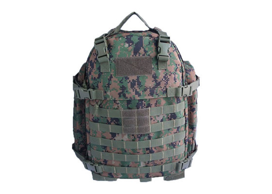 Der taktischer Gang Moll Militär-geräumige vordere Tasche des Camo-Tagrucksack-