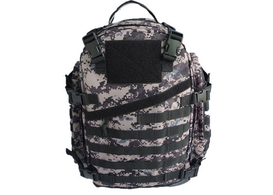 Tragen Sie leicht Militär-Camo-Schulrucksack, doppeltes genähtes Camo, das Rucksack wandert