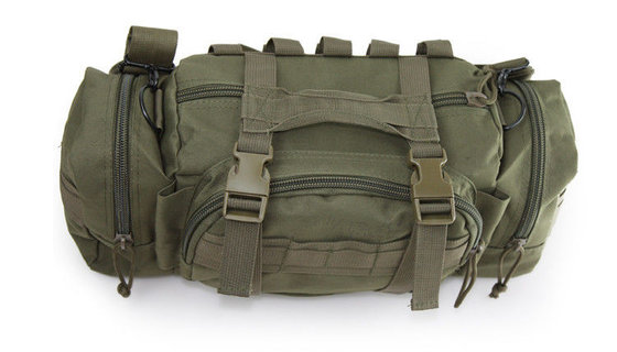 Waterproof bolsos bilaterais do zíper do saco de Duffle do curso para caminhar a viagem