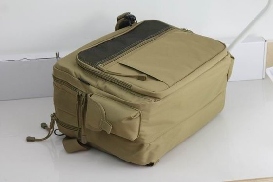 Vordere Reißverschluss-Taschen-taktische Kuriertasche leistungsstarkes Polyester PVC-600D