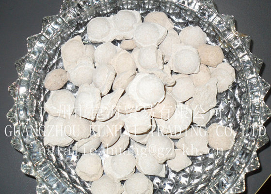 Fluorure de calcium de boule de fluorine, minute minérale adaptée aux besoins du client par briquette de la fluorine CaF2 80%-90% comme matériel auxiliaire de ciment
