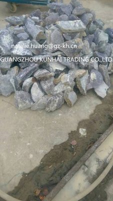 Minerale metallifero 93% CaF2 della fluorite di industria della ceramica alto grado di 70mm - di 10