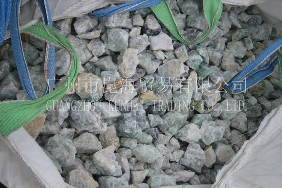 Terrones minerales metalúrgicos de la fluorina