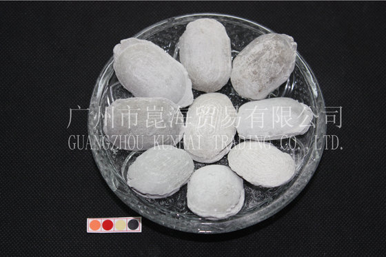 CaF2 75% Fluorspar Briquette For Chemical Industry , Mineral Fluorite
