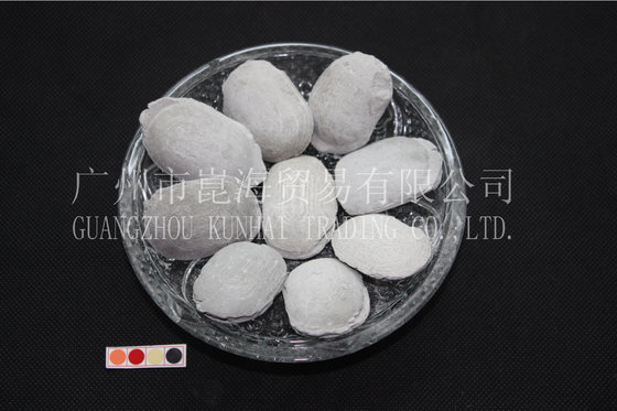Ferroalloy Metallurgy Fluorspar Briquette CaF2 90% , Size 10-60mm