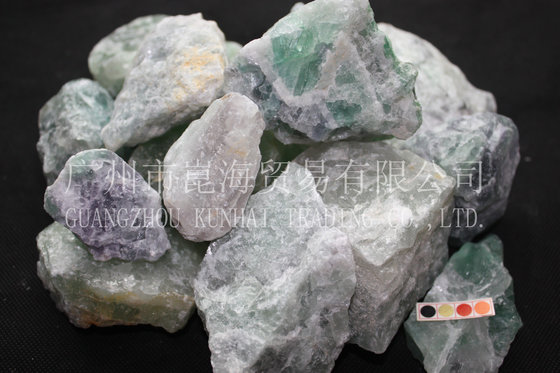 Terrones minerales metalúrgicos de la fluorina
