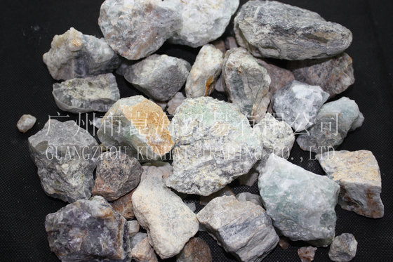 CaF2 65% Mineral Fluorite Ore For Steel Industry , Fluorspar Lumps