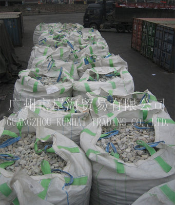 CaF2 65% Mineral Fluorite Ore For Steel Industry , Fluorspar Lumps