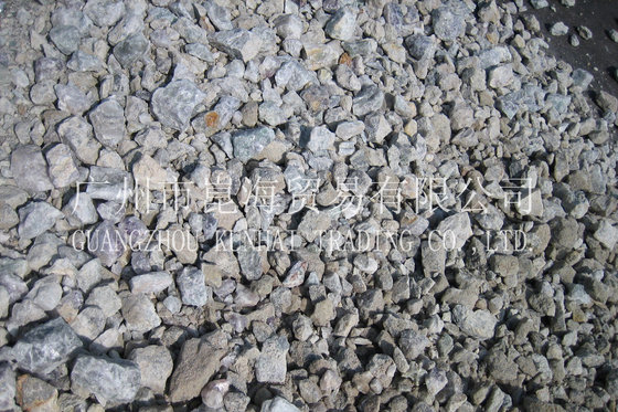 Minerales del fluorito del calcio de CaF2 el 65%, terrones de la fluorina para la industria de acero