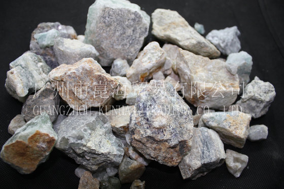 Mine de fluor de calcium de CaF2 60%, taille métallurgique de fluorine 10mm - 80mm