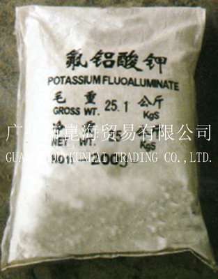 KAlF4 potassium Fluoaluminate/produits chimiques de fluor comme matériel de production