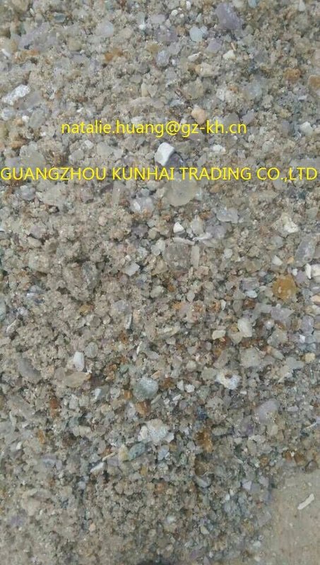 Humidité du sable 90% de fluorine de pureté 5% 0 - 20mm pour l'industrie cimentière