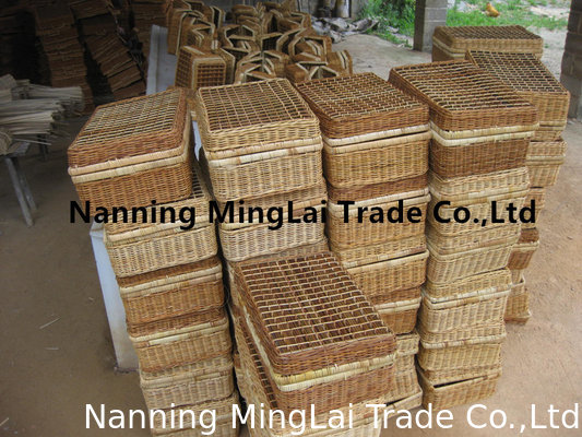 hot selling hand weaving fashion eco-friendly  picnic basket/storage basket from Guangxi,China