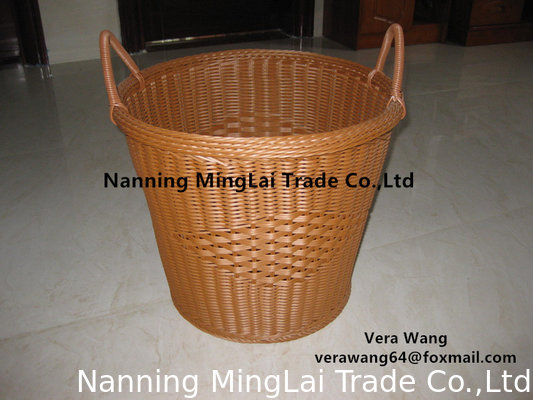 hot selling Hand weaving Rattan eco-friendly dirty clothes basket /fruit storage basket in supermarket