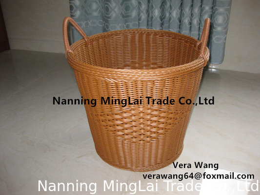 hot selling Hand weaving Rattan eco-friendly dirty clothes basket /fruit storage basket in supermarket