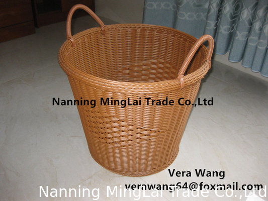 hot selling Hand weaving Rattan eco-friendly dirty clothes basket /fruit storage basket in supermarket