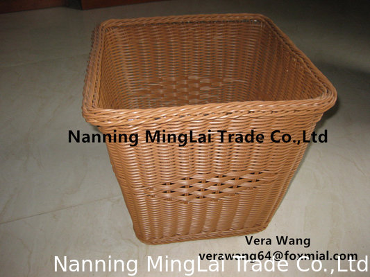100% Hand weaving Rattan eco-friendly dirty clothes basket /fruit storage basket in supermarket