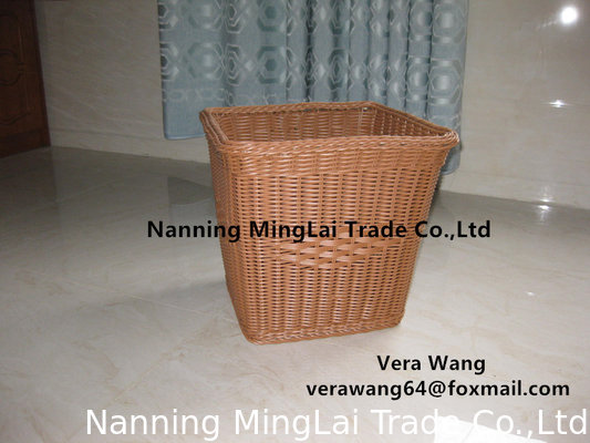 100% Hand weaving Rattan eco-friendly dirty clothes basket /fruit storage basket in supermarket
