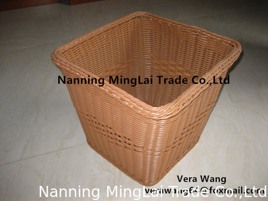 100% Hand weaving Rattan eco-friendly dirty clothes basket /fruit storage basket in supermarket