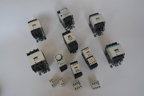 Earth Leakage Relay Electric Motor Contactor , 3 Pole Magnetic Contactor Parts