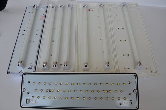 Chargeable Emergency LED Lights ip65 with PC Housing Metal Gear Tray Material 37.5 x 35.2 x 35 cm