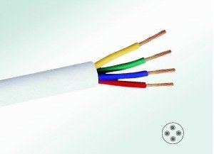 All Colors 450 / 750V PVC Insulated Fire Rated Electrical Cable BV 1*1.5mm2