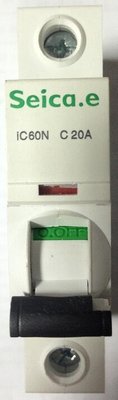 IC65 Industral MCB Mini Circuit Breaker for AC 50/60HZ Circuit High Sensitive Action