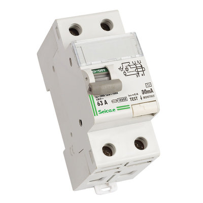 230 / 400V AC Residual Current Circuit Breaker with Overcurrent Protection 