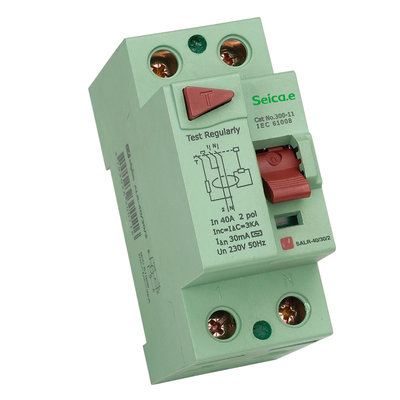 AC Residual Current Overcurrent Circuit Breakers with 25mm² Rigid conductor Connection