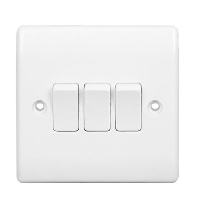 Wall Switch Industrial Electrical Parts with All copper H62 Inside Material