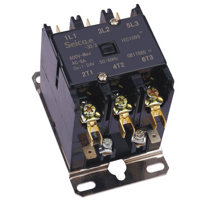 50 Hz  / 60 Hz AC Magnetic Air Conditioner Contactors High Performance