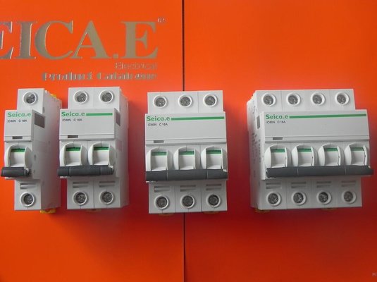 IP20 Residential Circuit Breakers , IC65 16A Mini Electric Circuit Breaker