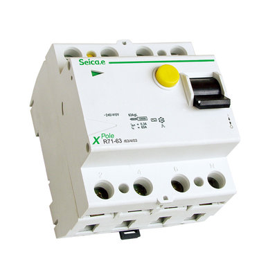 Overcurrent Protection Residual Current Circuit Breaker 50 / 60 Hz Rated Frequency