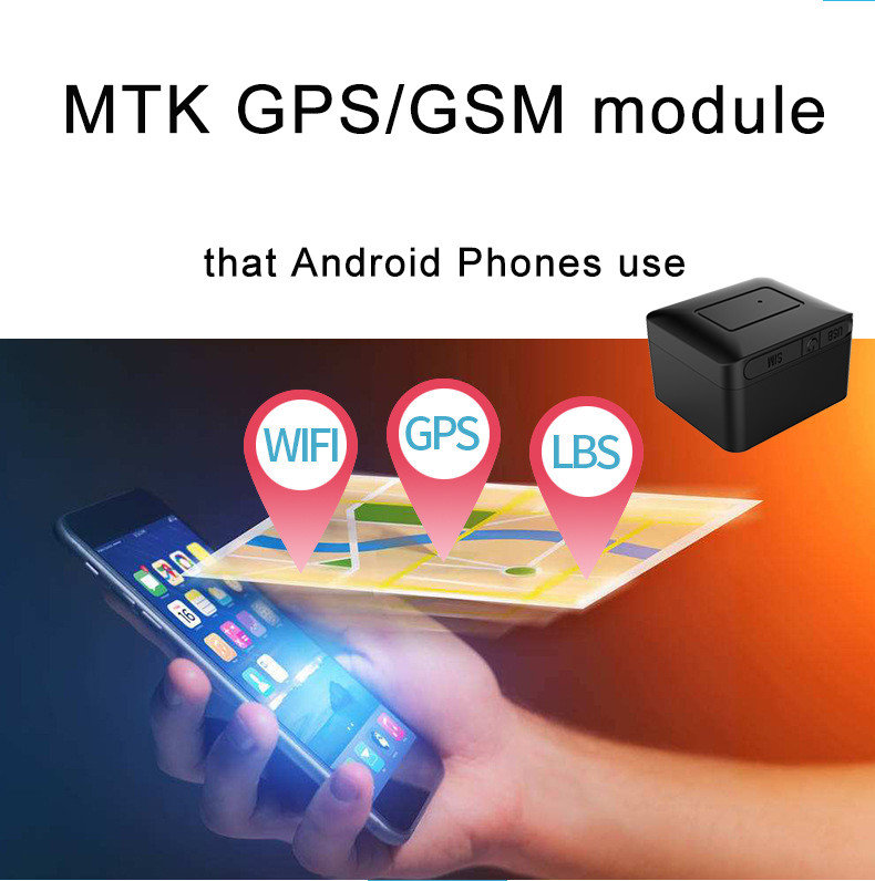 Silent Mode Magnetic GPS Tracker 850/900/1800/1900Mhz With LG 2100mAh Battery