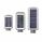 Easy Install Integrated Solar LED Street Light ABS Materials High Energy Storage Rate