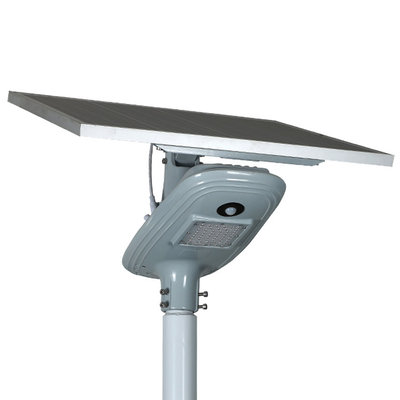Outdoor Solar Powered LED Street Lights , Adjustable Solar Panel Street Light Pir Sensor