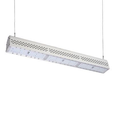 Dimmable LED Linear High Bay Light Hanging Warehouse Lights Industrial 300w