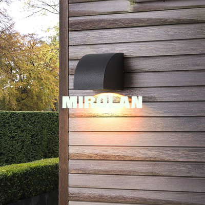 MIROLAN Wall Sconces,5W Quarter LED Outdoor Wall Lights for Houses,Modern LED Aluminum Waterproof Wall Lamp Indoor