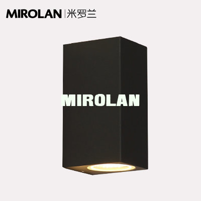 MIROLAN Outdoor Wall Light Fixture 10W , LED Outdoor Wall Lamp Modern Porch Light 5.9*3.1*2.7 inches
