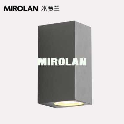 MIROLAN's Rectangular Wall Sconce Lighting 3000K Warm White Up and Down Lights Illuminate for 10-15 Square Meters