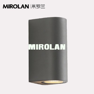 MIROLAN Indoor Outdoor Wall Light Fixture , Wall Mount Porch Light , Dual Head Up and Down Light Wall Sconce