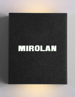 MIROLAN Modern LED Outdoor Wall Lights Corded - Electric 6.4*5.3*2.2 Inches for 15-20 Square Meter