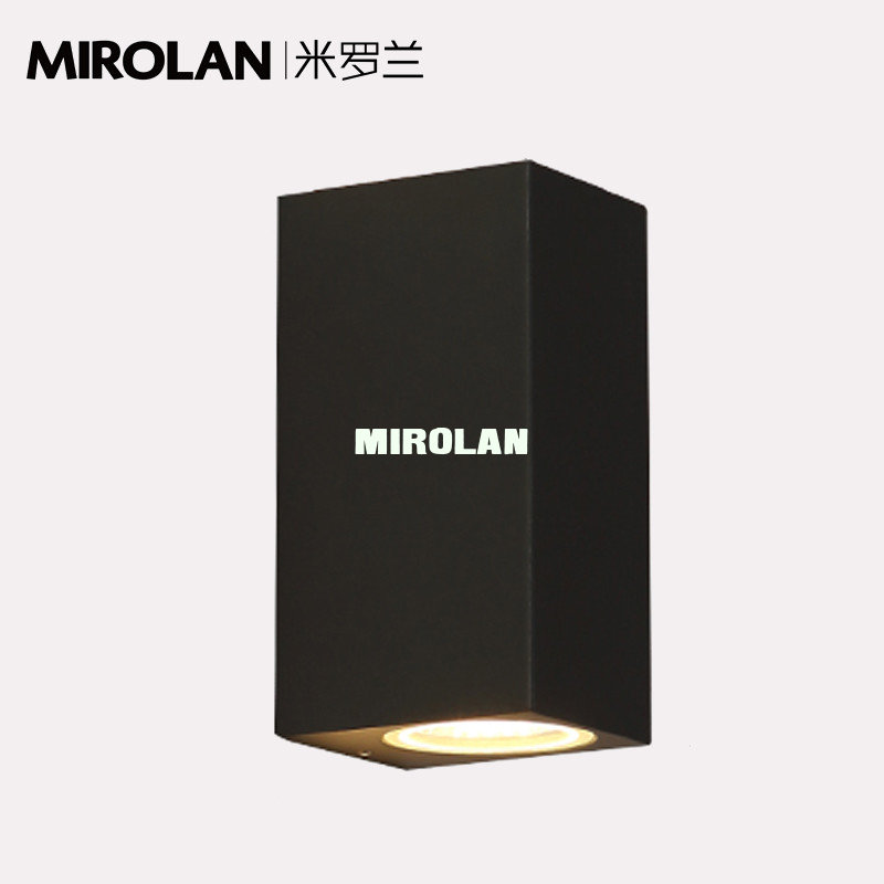 MIROLAN Outdoor Wall Light Fixture 10W , LED Outdoor Wall Lamp Modern Porch Light 5.9*3.1*2.7 inches